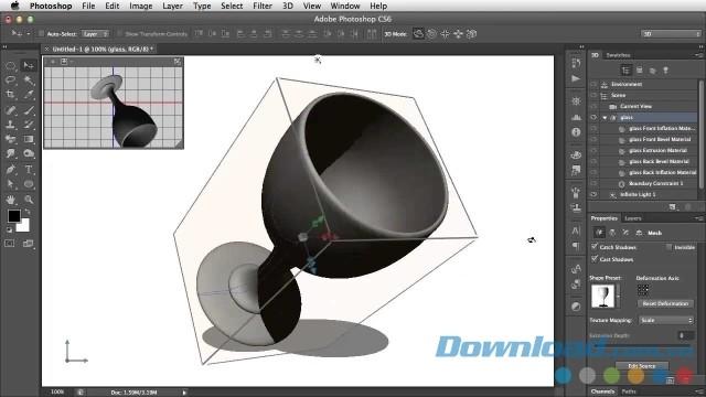 H ng D n D ng H nh 3D T nh V ng T nh 2D Trong Photoshop H ng D n D ng H nh 3D T nh V ng T nh 2D Trong Photoshop